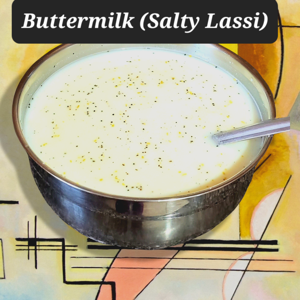 Buttermilk (Salty Lassi) - Dr. Savitra