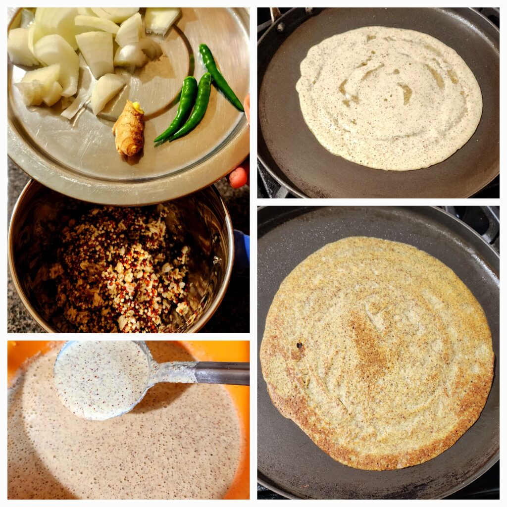 Quinoa Dosa - Dr. Savitra