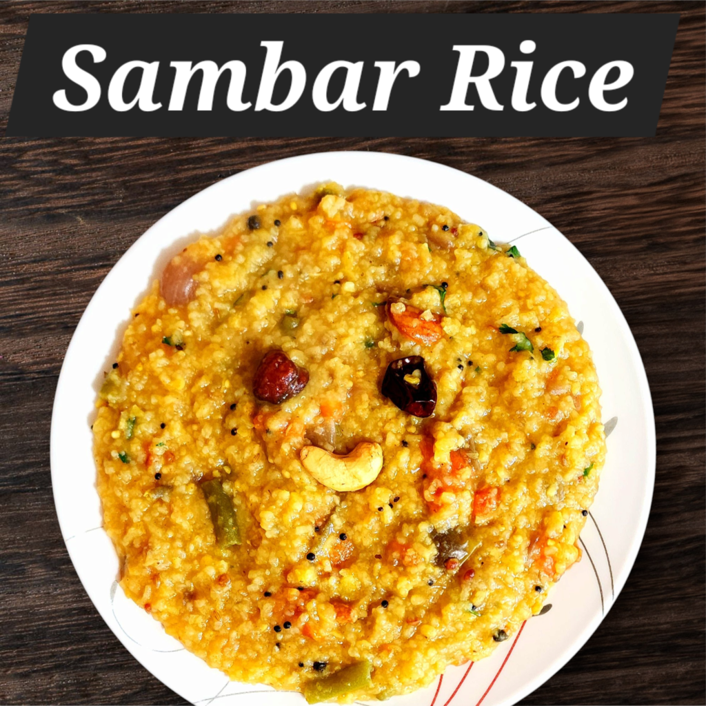 Sambar Rice - Dr. Savitra